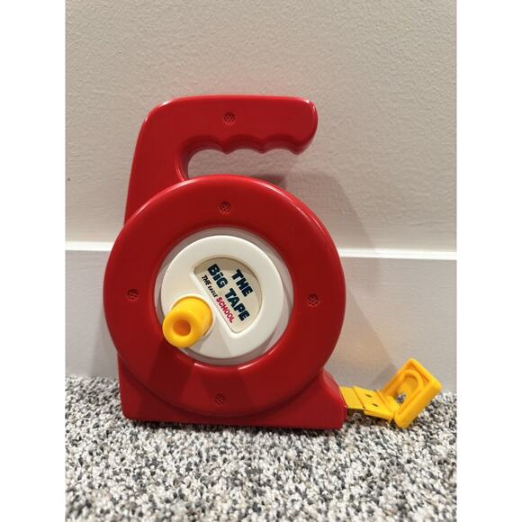 Unbranded | Toys | Vintage Toy Tape Measure The Big Tape Red Made In ...